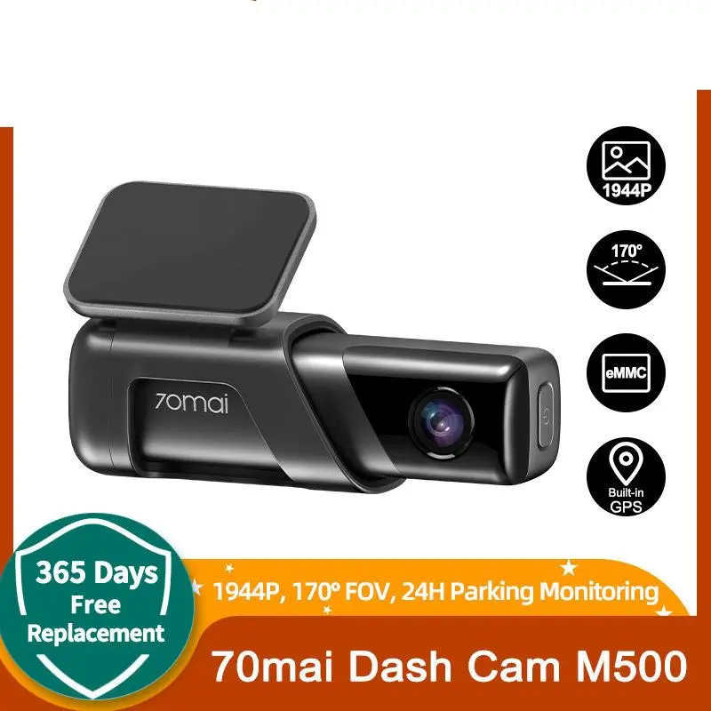 Dash Cam M500 1944P 170FOV 70mai M500 Car DVR Dash Camera Recorder GPS ...